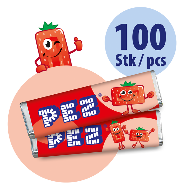 PEZ bulk pack strawberry | Vegan, gluten- & lactose-free.
