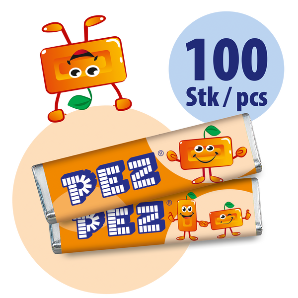 PEZ bulk pack Orange | Vegan, gluten- and lactose-free.